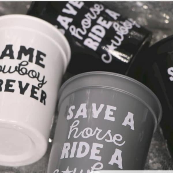 BACH CLUB Cups for Country Club Bachelorette Party | Classy ...