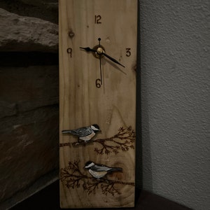 Teasels and Twigs Handmade Wooden Wall Clocks Hand Drawn Designs - Etsy