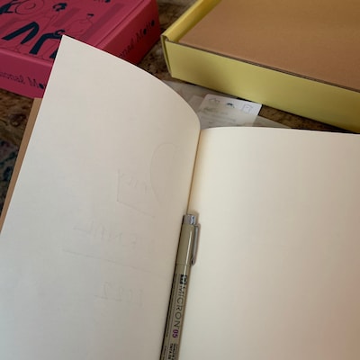 10-pack Kraft Notebook 60 Pages 30 Sheets Paper 80 Gsm Traveler ...