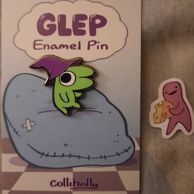 Smiling Friends Glep Hard Enamel Pin 1in. - Etsy