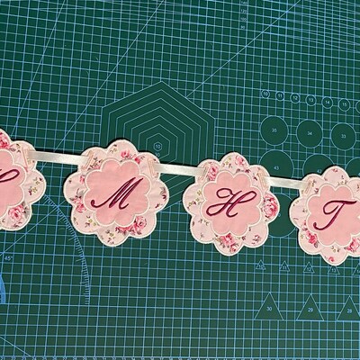 Flower Power Banner in the Hoop Banners Machine Embroidery Designs ...