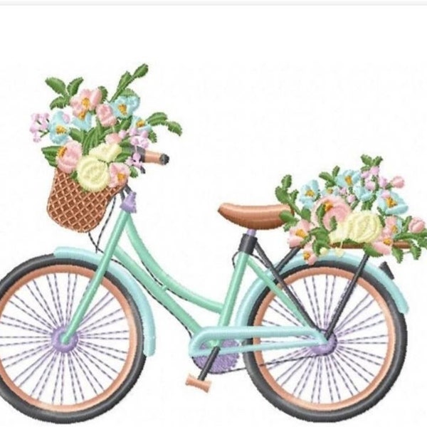 Bike Embroidery Designs - Bicycle Embroidery Design Machine Embroidery ...