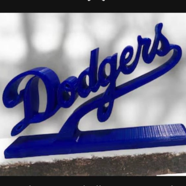 LA Dodgers Baseball Sign • La Dodger Fans • Baseball Décor • Baseball ...