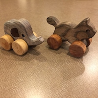 Wooden Toy Cat Pull Along Toy Christmas Gift Birthday Gift - Etsy Sweden