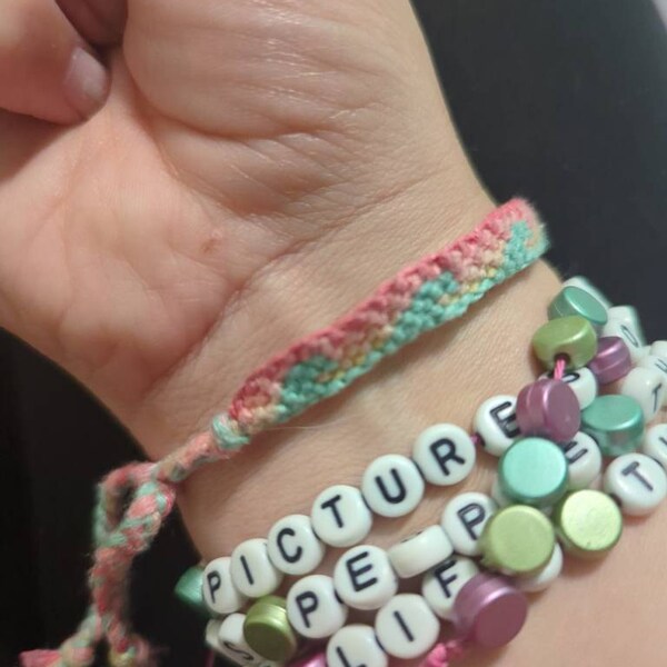 Custom VSCO Hand Crafted Boho Chevron Friendship Bracelets + Anklets ...