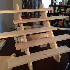 5-Shelf 24 Portable Tabletop Display Stand | Etsy