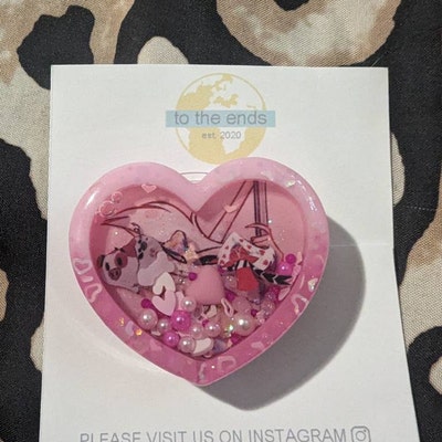 Kawaii Character Resin Water Shaker Keychain Charm Phone Accessories ...