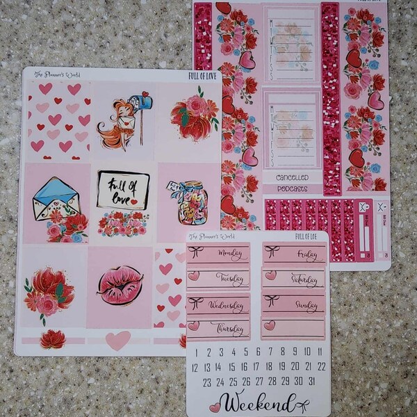 Hobonichi Weeks Sticker Kit || Sparkly Weeks - KIT-230 - Etsy