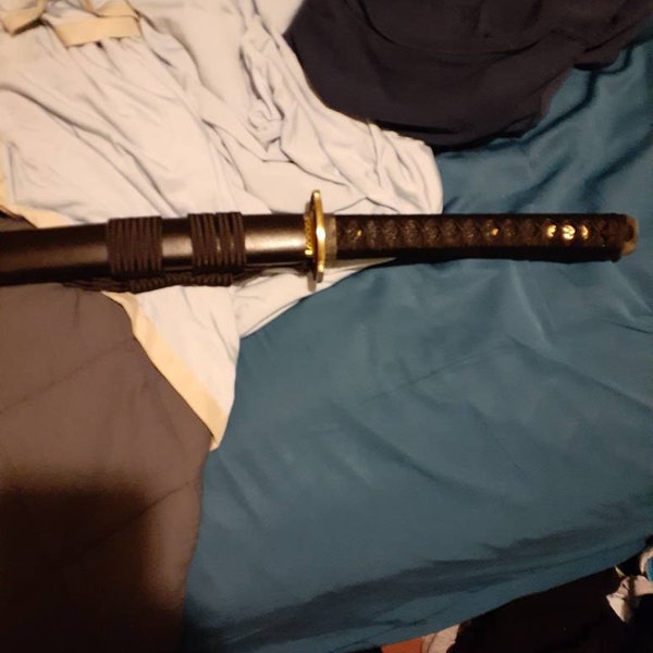 Collectable Katana Japanese Samurai Sword With Gomai Clay Tempered ...