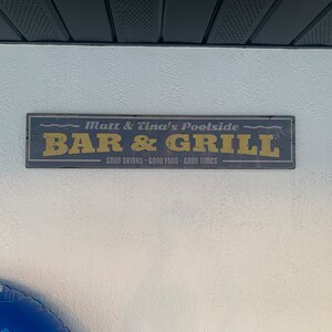 Old Fashioned BBQ Sign, Custom Smokehouse Decor, Wood Barbeque Sign ...