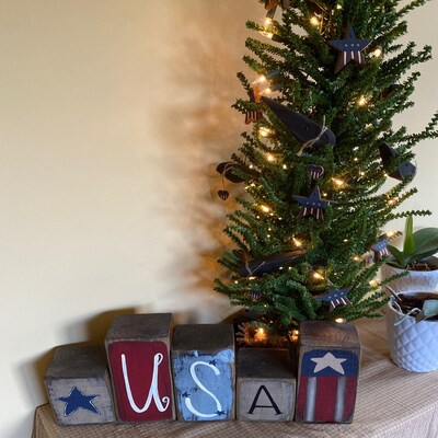 Seasonal Blocks/reversible Signs/word Blocks/4 Sides/made PER Order NOT ...