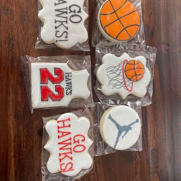 Basketball Cookies - Etsy