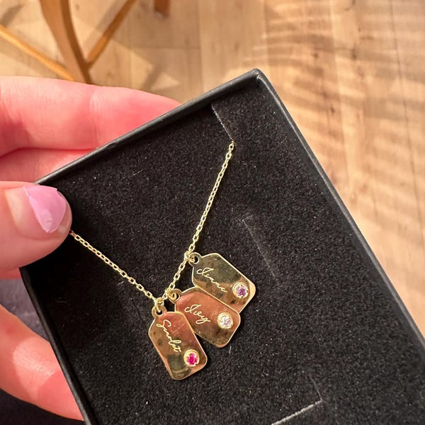 14k Solid Gold Multi Necklace Clasp & Detangler Layering Clasp ...