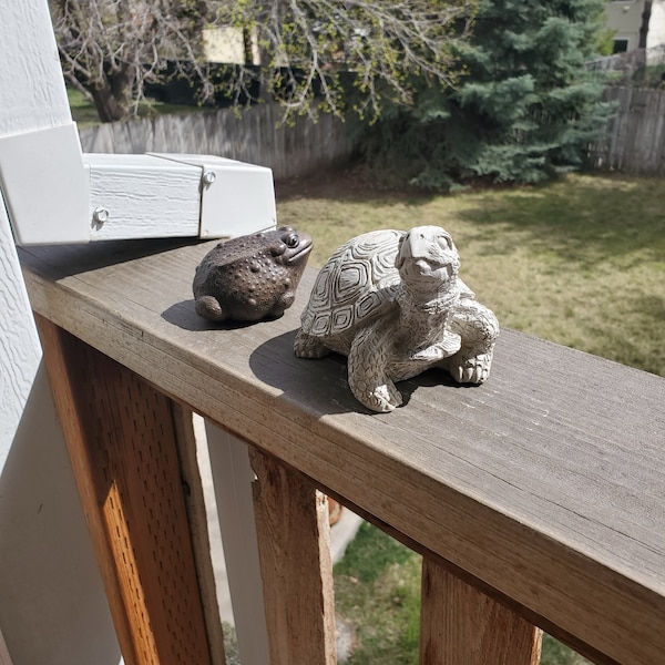 Handmade Turtle Cement Statue - Etsy