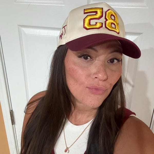 Custom Embroidered Sports Number Hat, Puff Embroidered Baseball Cap ...