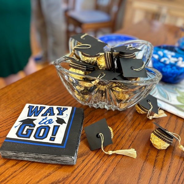 Ferrero Rocher Graduation Cap Favors, Graduation Favors, Graduation ...
