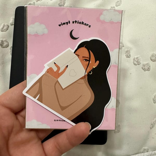 Bookish Sticker Pack, Book Aesthetic Vinyl Stickers, Bookish Journal ...