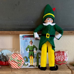 Buddy Elf Outfit Jacket Pants Hat Shoes - Etsy