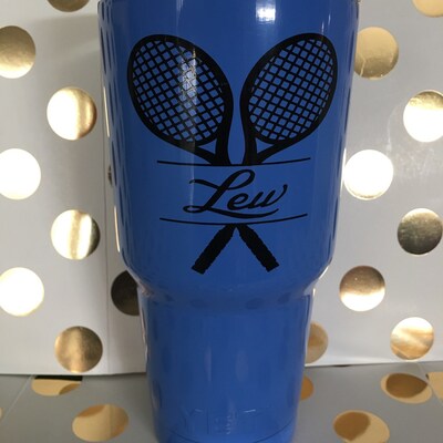 Tennis Monogram Racket and Ball SVG File Cutting Template-clip Art for ...