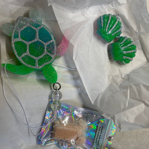 Freshie Car Accessories Turtle Etsy