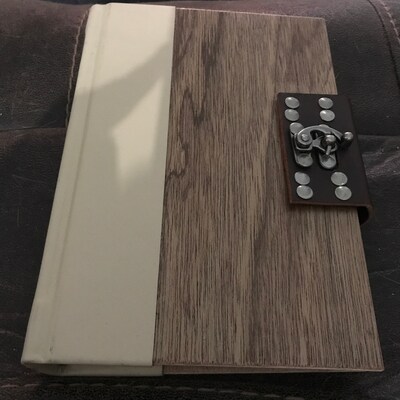Personalized Custom Hand-engraved Blank Book With Wood - Etsy