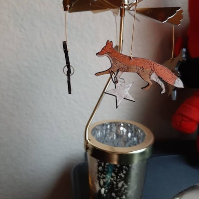 Fox Candle Carousel - Etsy