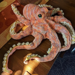 Realistic Octopus Crochet Pattern by Crafty Intentions DIGITAL - Etsy