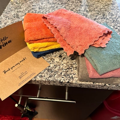 10 Pack Super Soft and Absorbent Multipurpose Microfiber Cloth Home ...