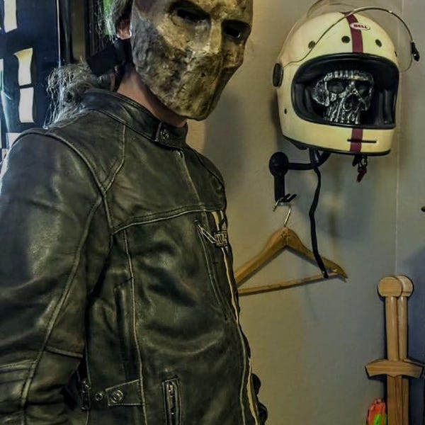 Full Head Skull Mask/helmet With Movable Jaw - Etsy