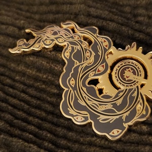 ANGEL SERIES: Sunken Angel-ocean Blue Enamel Pin - Etsy