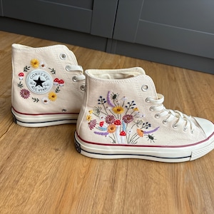 Embroidered Converse/ Converse Custom Constellation Embroidery ...