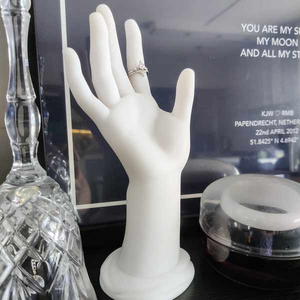 Hand – Ring Holder Statue Made of Alabaster - Etsy