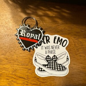 Elder Emo Waterproof Sticker It Was Never A Phase Emo Sticker Laptop ...