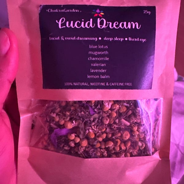 BLUE LOTUS Tincture • Organic • Alcohol Free • Lucid Dreaming, Deep ...