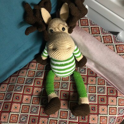PATTERN Moses the Moose Crochet Amigurumi Pattern - Etsy