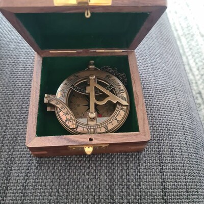 Personalized Working Compass, Custom Engraved Compass, Silver Handmade ...