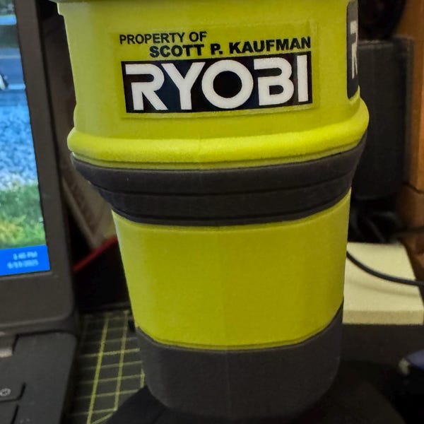 13x Ryobi Personalised Tool Stickers. Quality Vinyl, Waterproof ...