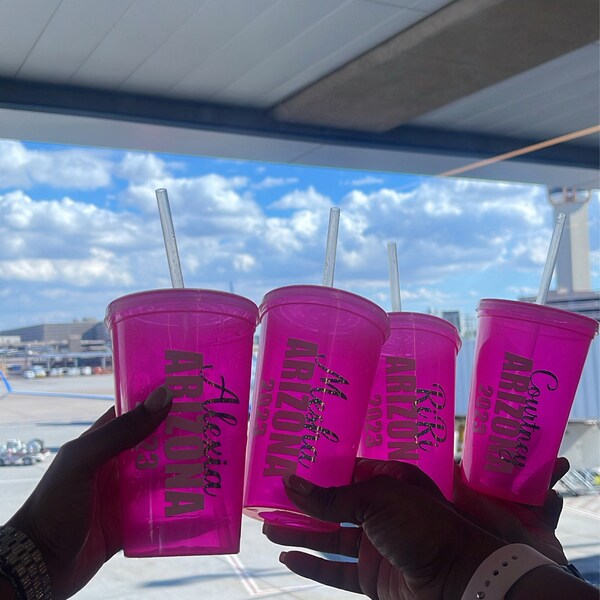 Girls Trip / Custom Name / Girls Trip Gifts / Girls Trip Cups / 22oz ...