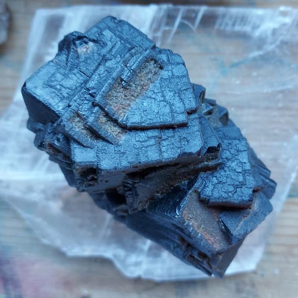 Blue Dumortierite Ring, Pink Red Dumortierite Ring, Blue Needle ...