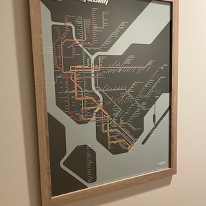 DC Metro Map / Washington DC / Minimal Poster Print / Subway - Etsy