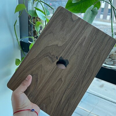 Real Wood Natural Wood MacBook Air 13 Cover Walnut Wood MacBook Decal ...