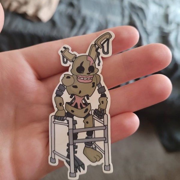 FNAF Security Breach Springtrap Peepaw Sticker - Etsy