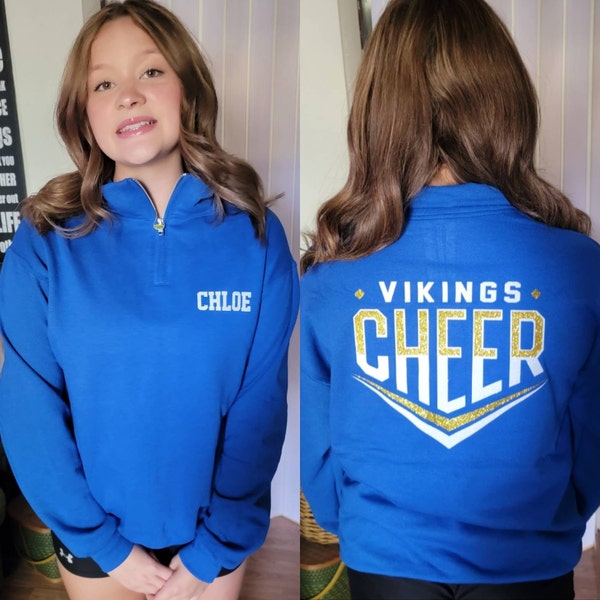 Glitter Cheer Quarter-zip | Glitter Cheer Quarter-zip | Cheer Bling ...