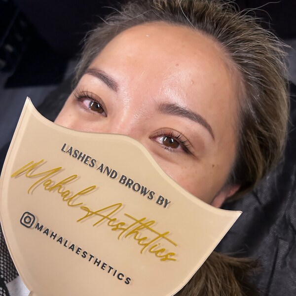 Lash and Brow Sign Prop, Acrylic Lash Tech Photo Prop, Salon Decor ...