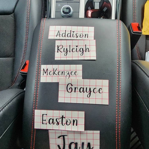 Personalized Name Decals, Custom Name Decals, Name Vinyl Decals, Label ...