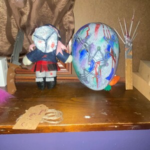 Old Animation Style Alice and Red Queen Sticker Holographic Waterproof ...