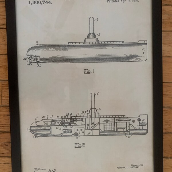 Submarine Print - Navy Submarine Poster - Submarine Wall Art ...