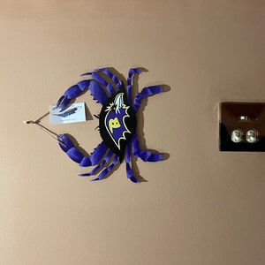 Custom Hand Painted Large Metal Crab - Etsy