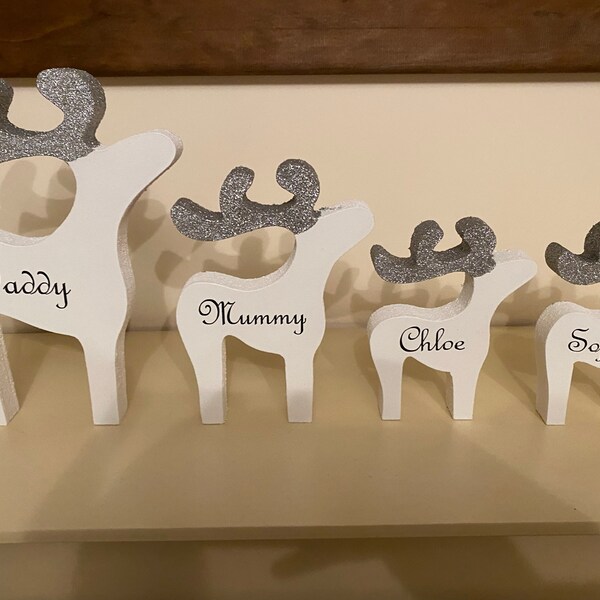 Freestanding Reindeer Family , Christmas Decorations, Various Sizes ...