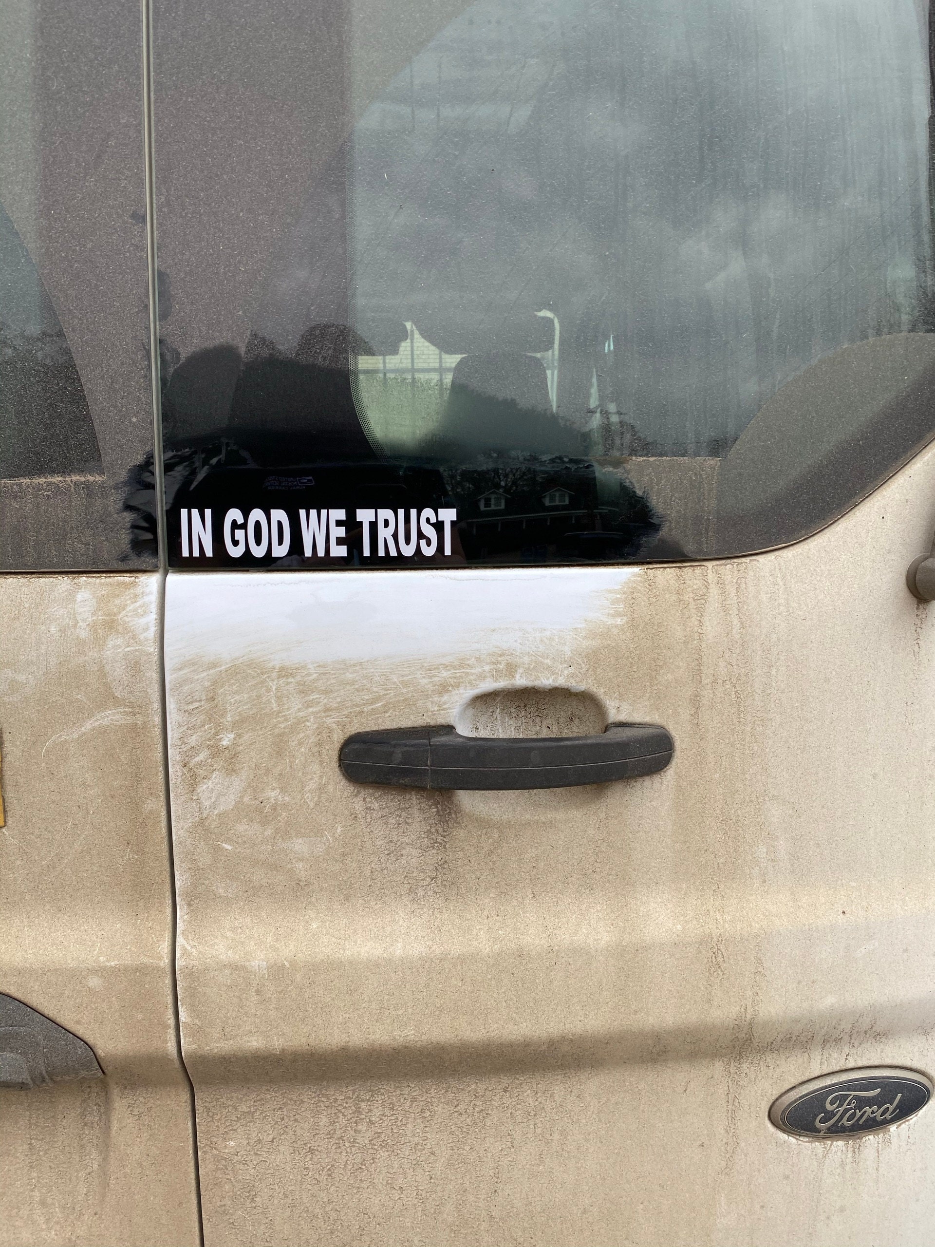 In God We Trust Vinyl Decal In God We Trust Sticker In God We Trust In God We Trust Car Decal 
